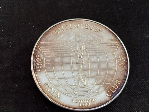 BOEING 1942 - 1992 SILVER .9999 1.5 OZ EMPLOYEES COIN CLUB B-29 L32 | eBay