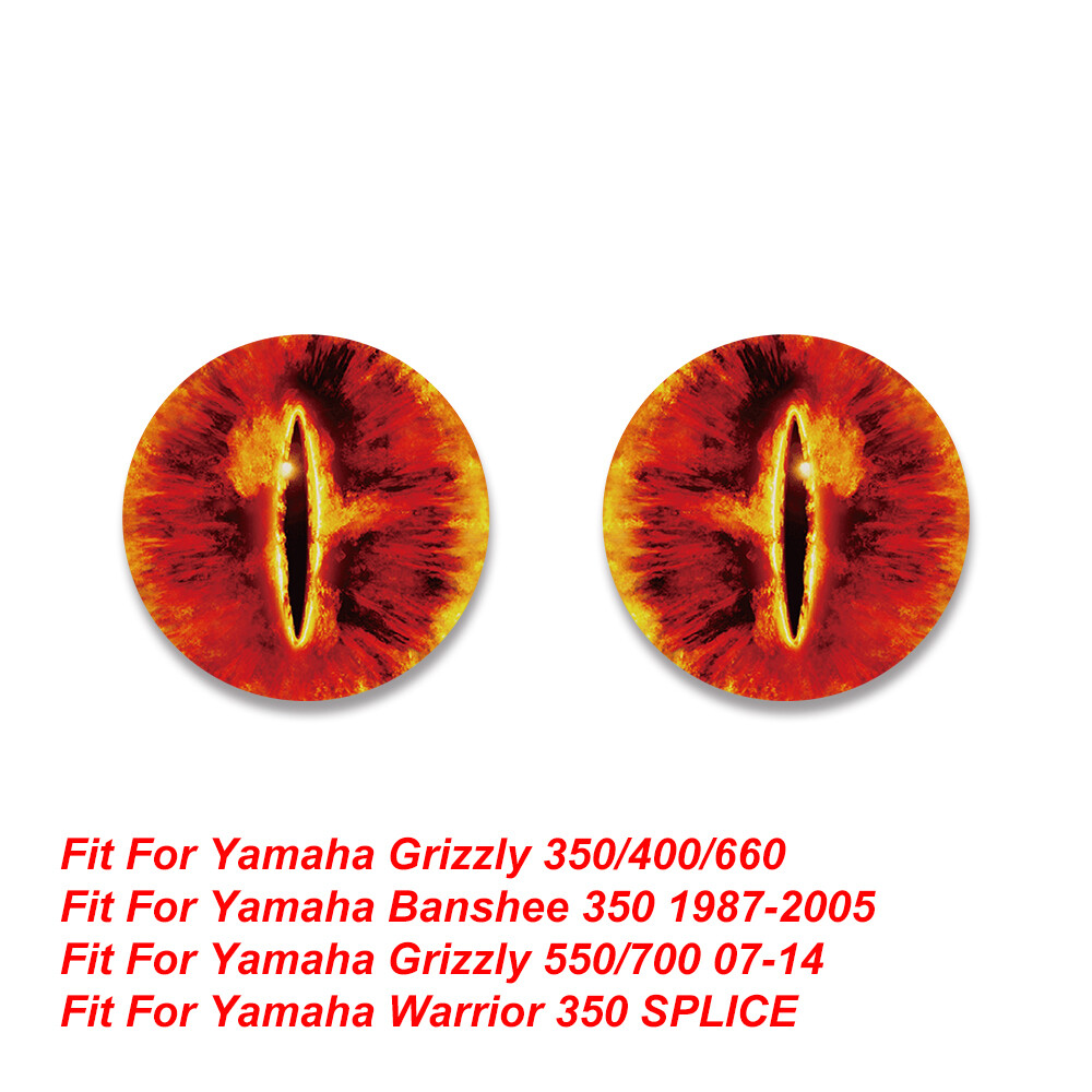 Headlight Eye Graphics Kit Decal Sticker Cover Fit For Yamaha Banshee ...
