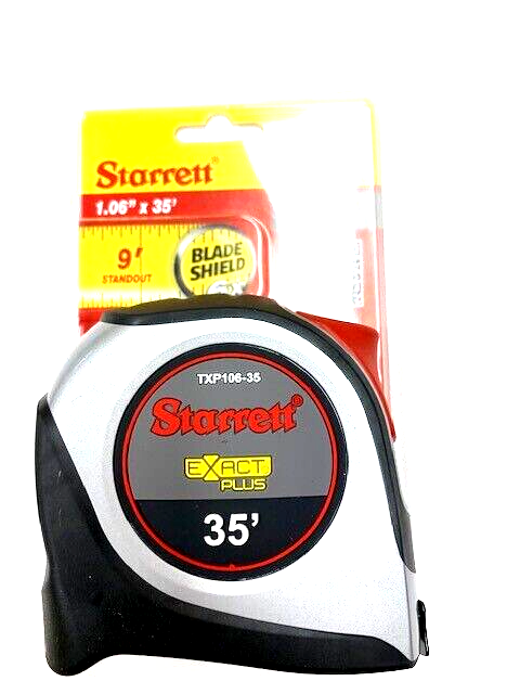 Starrett TXP106-35 Exact Plus Tape Measure Rule 1.06" x 35' #30645 | eBay