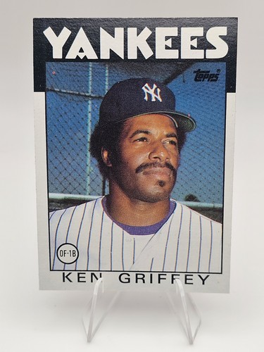 1986 Topps #40 Ken Griffey New York Yankees Near Mint Vending Box | eBay