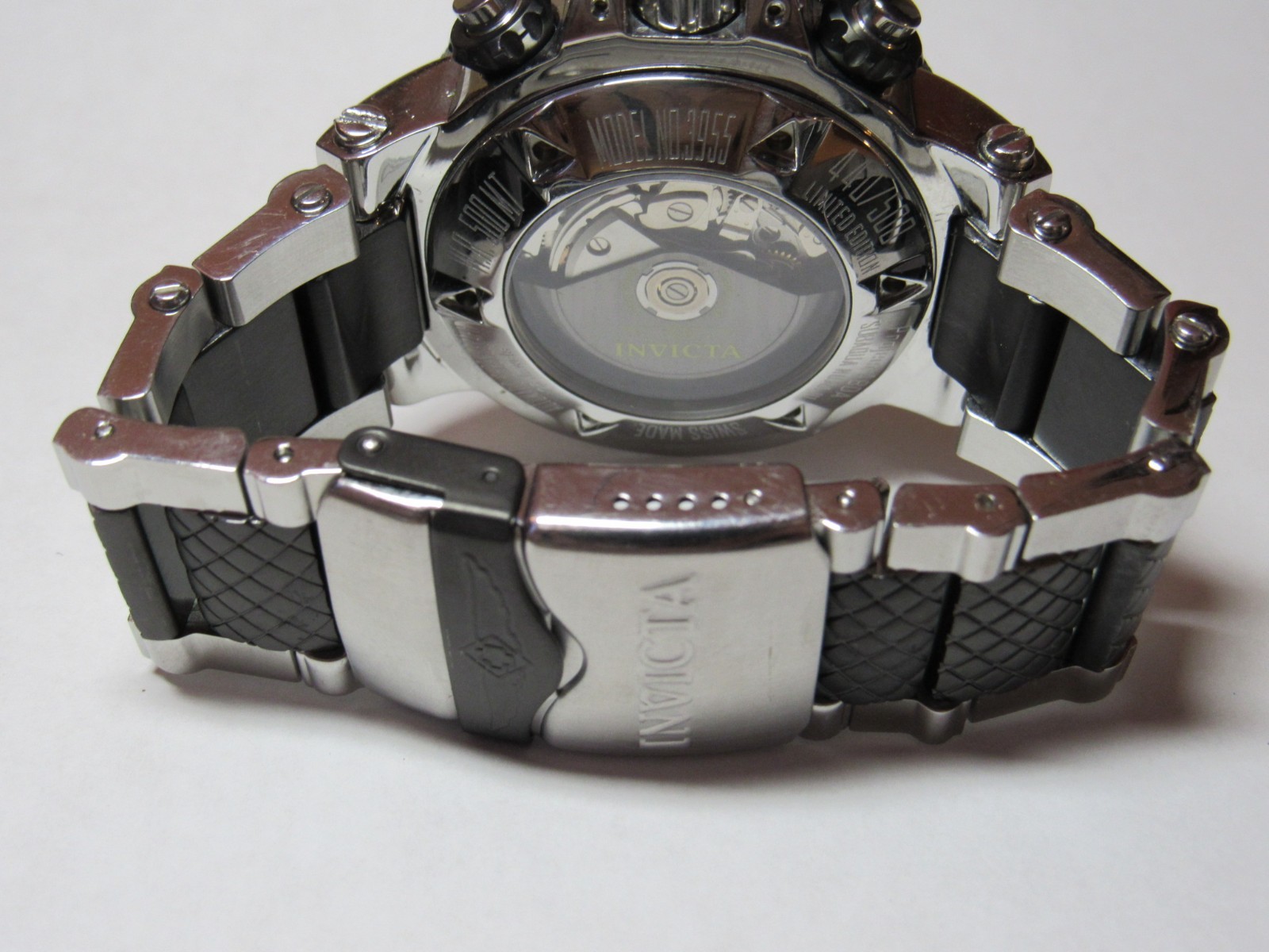 INVICTA 3955 SUBAQUA NOMA III 50MM 7751 TRIPLE CALENDAR MOONPHASE ...