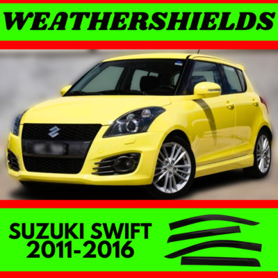 Weathershields For Suzuki Swift (2011-2016) GL Sport Rain Guards Shield ...