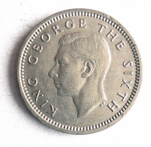 1952 NEW ZEALAND 3 PENCE - Excellent Coin - FREE SHIP - Zealand 3p Bin ...