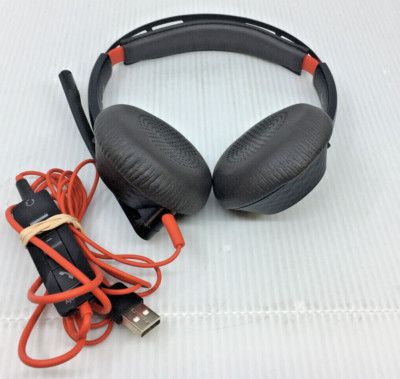 Plantronics Poly Blackwire C5220T C5220 Wired Binaural USB Headset | eBay
