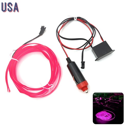 Pink Car Interior Atmosphere Wire Auto Strip Light LED Decor Lamp ...