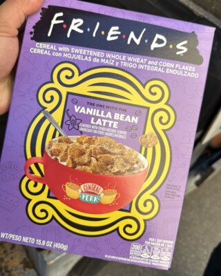 FRIENDS Cereal The One with the Vanilla Bean Latte Friends 30th ...