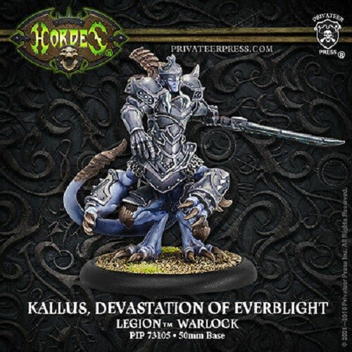 Privateer Press Hordes Legion Kallus Devastation of Everblight Warlock ...