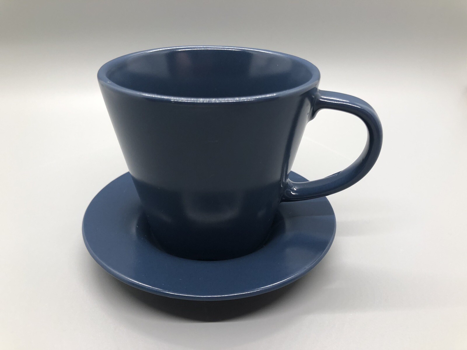 IKEA DINERA DARK BLUE CUP & SAUCER | eBay