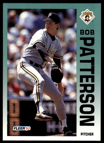 1992 Fleer Baseball Card Bob Patterson Pittsburgh Pirates #562 | eBay
