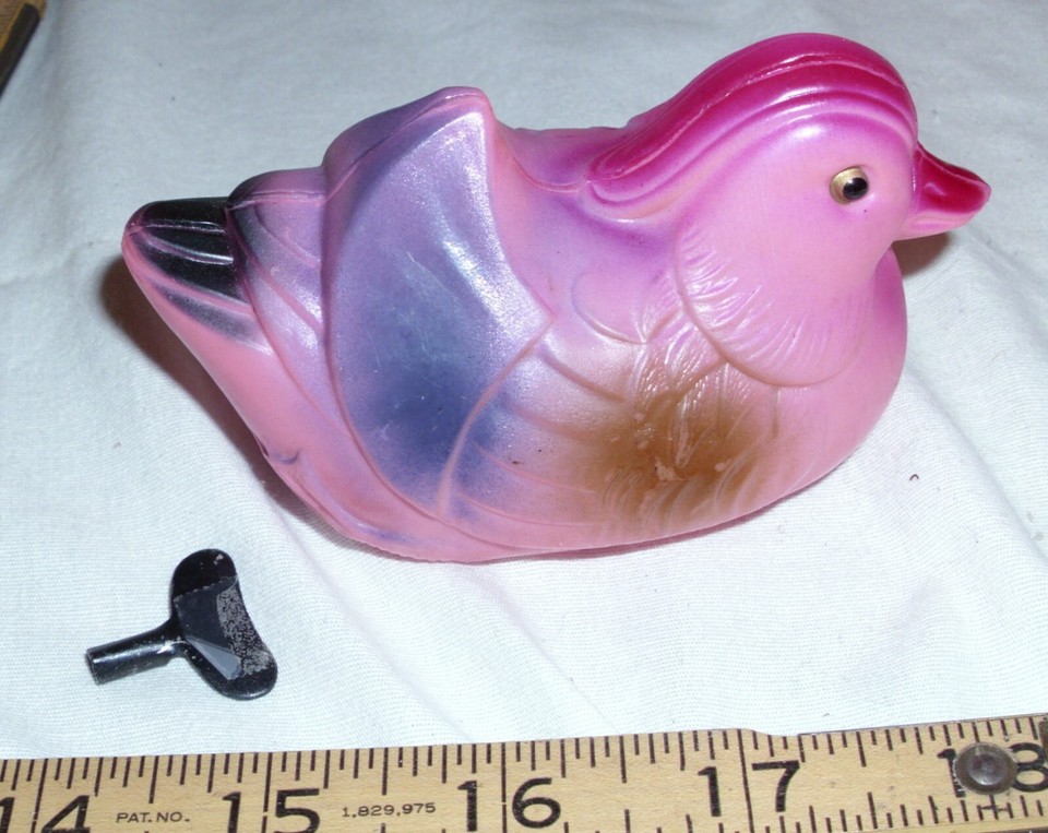 OCCUPIED JAPAN CELLULOID DUCK CLOCKWORK TIN WIND UP TOY WORKS BOXED | eBay