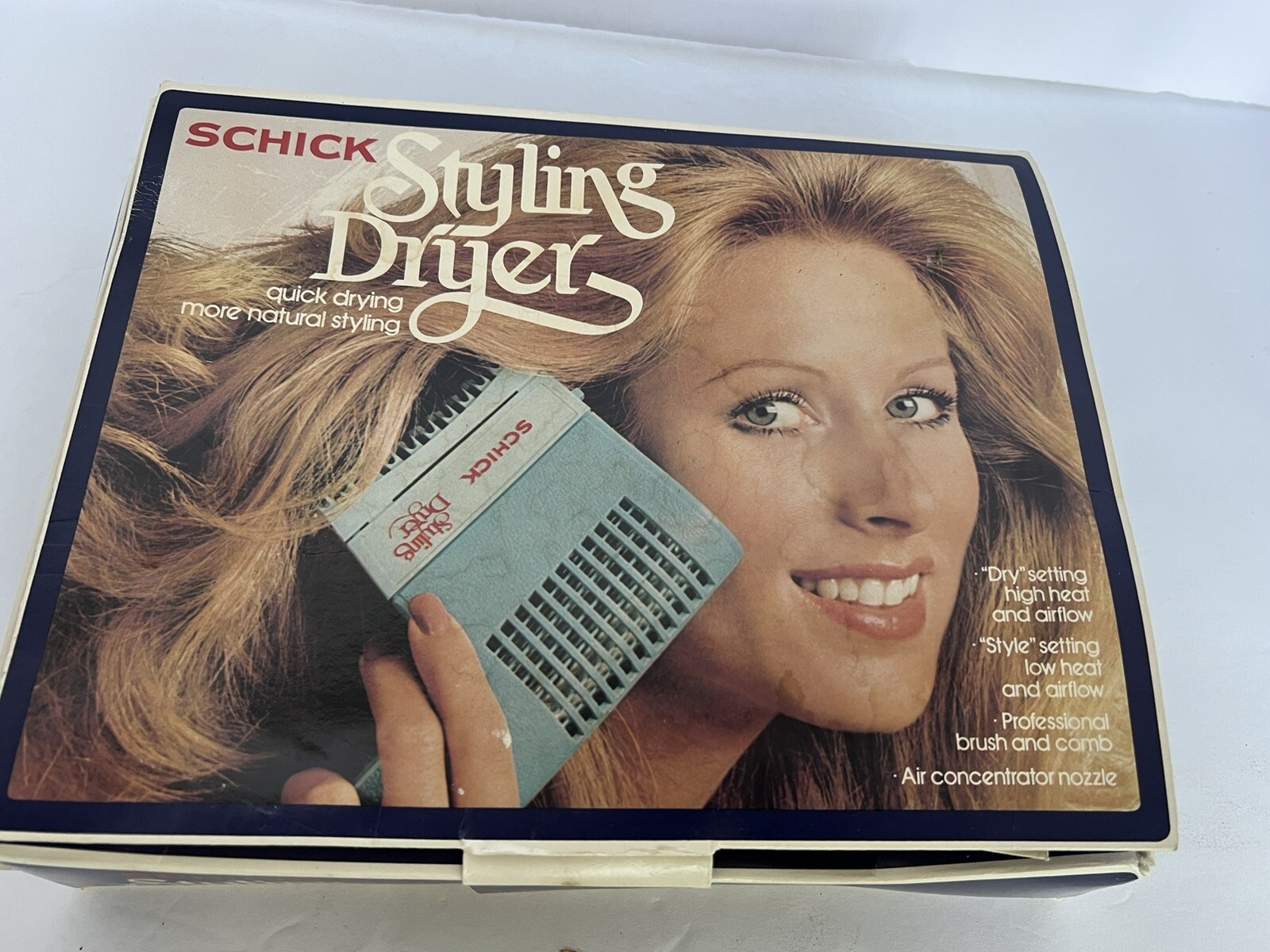 Vintage Lady Schick Hair Blow Dryer with Bonnett & FreeStyle Dryer ...