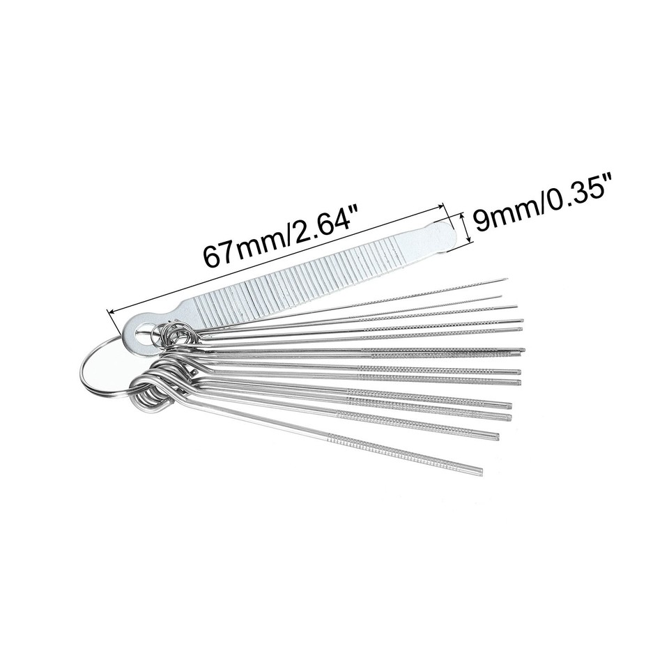 Guitar Nut Slotting File Set Bridge Saddle Nut Files 13 Needles Set ...