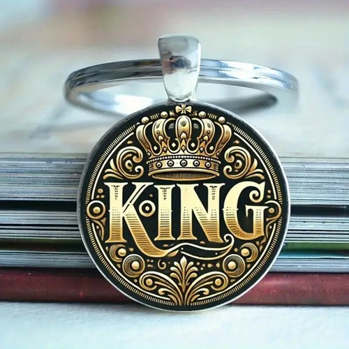 Vintage Style "KING" Crown Keyring Keychain Ideal Gift for Birthdays | eBay