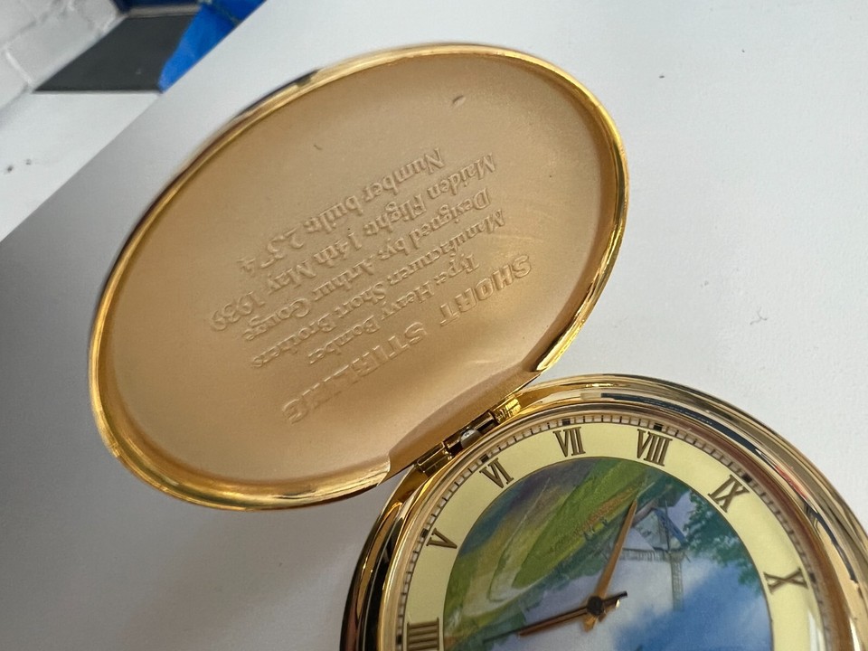 WESTMINSTER RAF POCKET WATCH ON CHAIN - THE SHORT STIRLING LIMITED ...