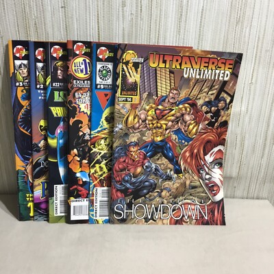 Ultraverse Unlimited & Mixed Lot Of Ultraverse Ultra force Comics 6 ...