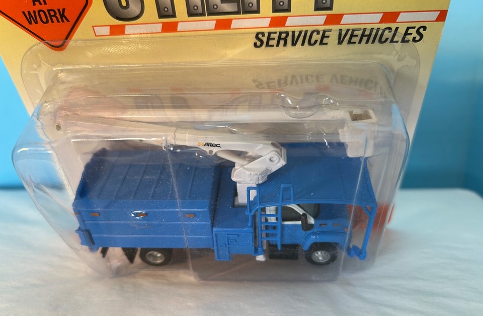 Boley #3024-00 Blue GMC Tree trimmer Boom Truck w/Altec Moving Arm | eBay