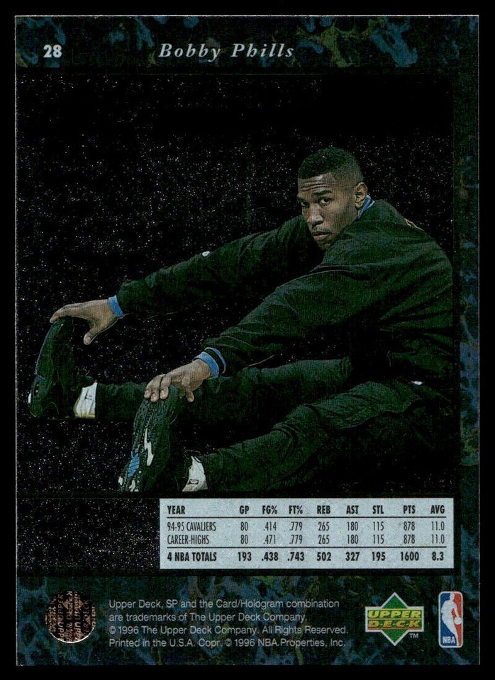 1995-96 Upper Deck SP Bobby Phills #28 | eBay