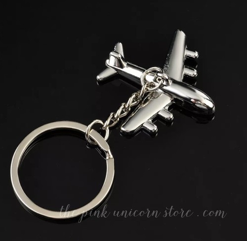 Brand New Cute Mini Silver Airplane Pilot Flight Attendant Travel ...