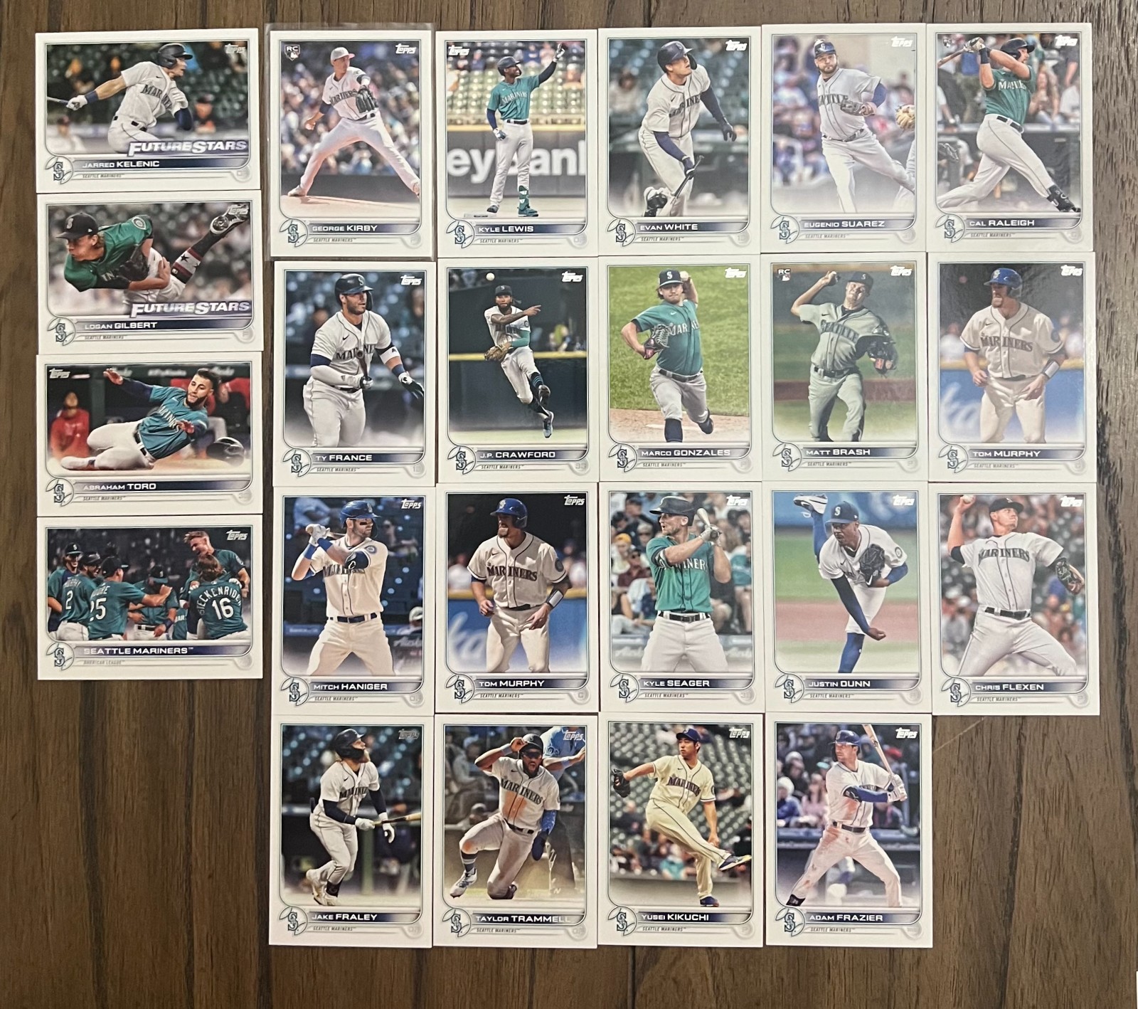 Seattle Mariners Team Lot of 23 2022 Topps (Cal Raleigh RC) | eBay
