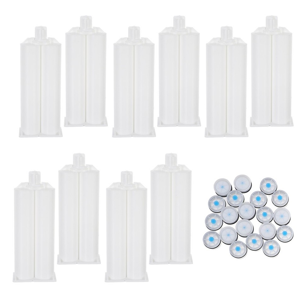 10 Pcs Plastic Glue Cartridge Adhesive Tubes for Wall Dispensing ...