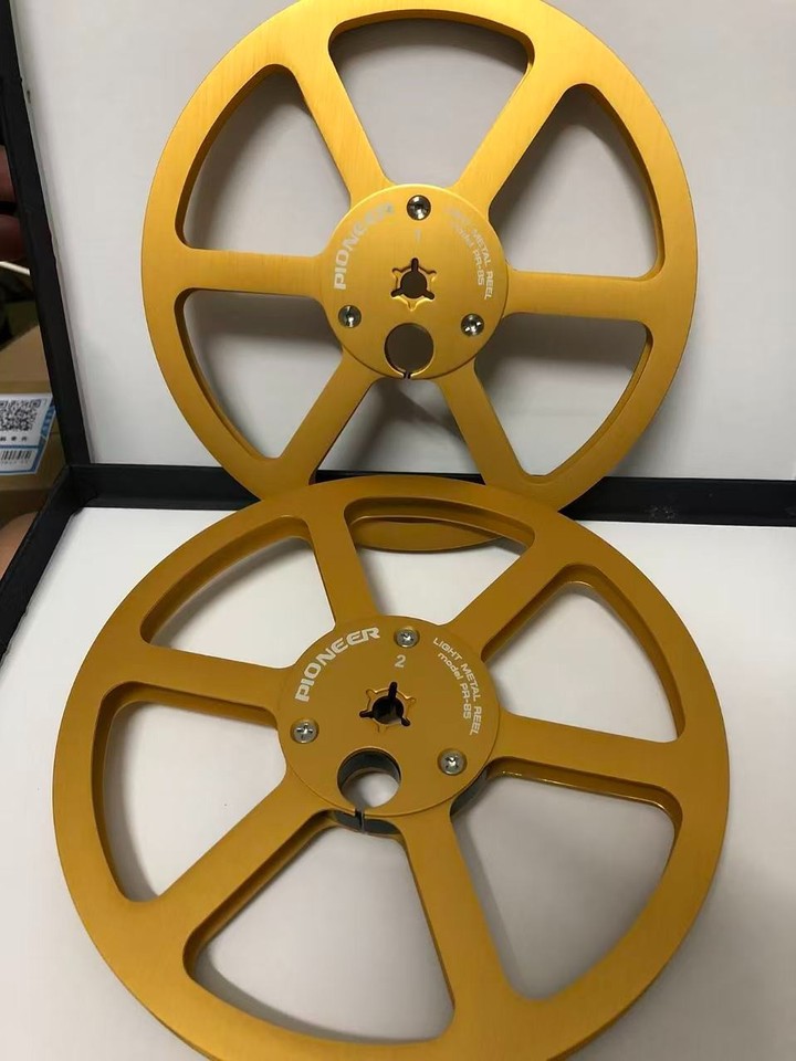 7 Inch Metal Reels Aluminum Pair For Pioneer Reel To Reel RT-707 ...