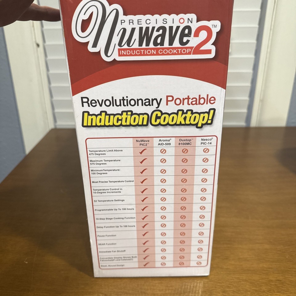 Precision Nuwave 2 Induction Cooktop With Bonus 9" fry pan included ...