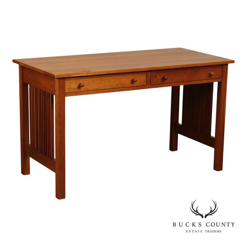 Stickley Mission Collection Cherry Spindle Library Desk | eBay
