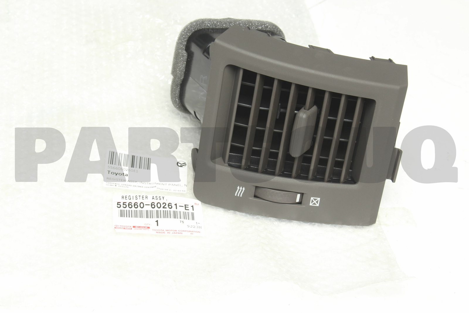 5566060261E1 Genuine Toyota REGISTER ASSY, INSTRUMENT PANEL, NO.2 55660 ...