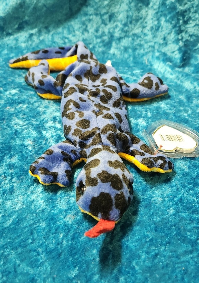 Ty Beanie Baby "LIZZY" The Lizard RETIRED 1995 P VC w/Tag Errors | eBay