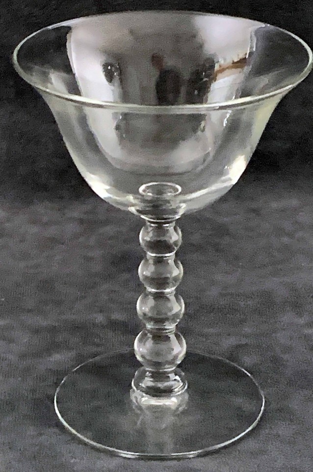 Pair Imperial Candlewick Crystal 4oz Stemware Cocktail Goblets #3400 ...