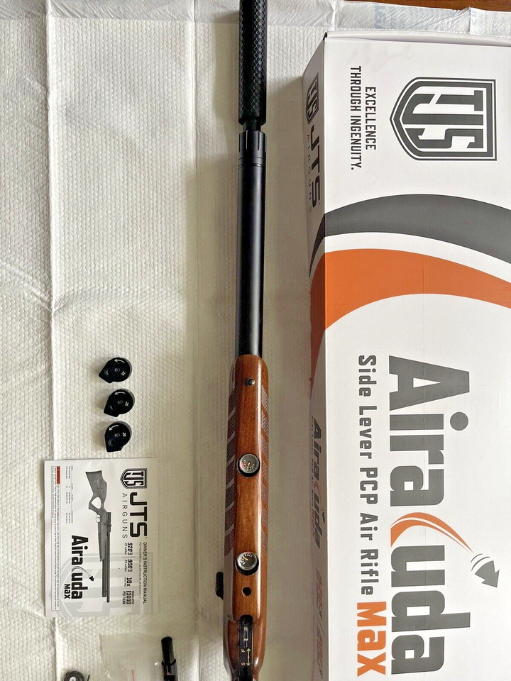 JTS Airacuda Max PCP Sidelever Repeater Pellet Air Rifle .25 cal w ...