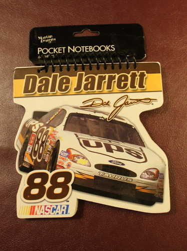 NASCAR Dale Jarrett Number 88 Note Pad 2003 UPS Pocket Notebook 64 ...
