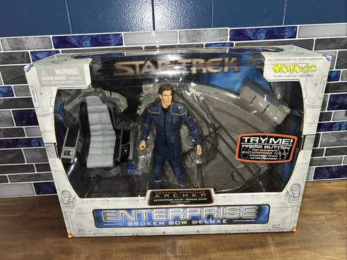 Star Trek Enterprise Broken Bow Deluxe Bridge w/ Captain Archer Art ...