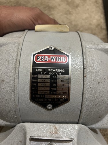 RED-WING BALL BEARING A.C. MOTOR MODEL 26A 1/4HP | eBay