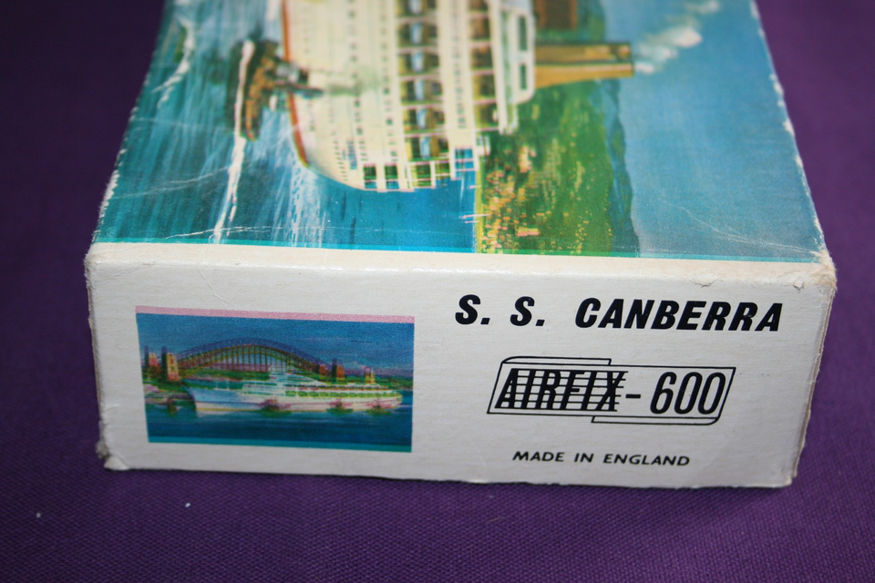 Airfix Type 3 S.S. Canberra 1:600 scale model ship kit F501S. Misprint ...