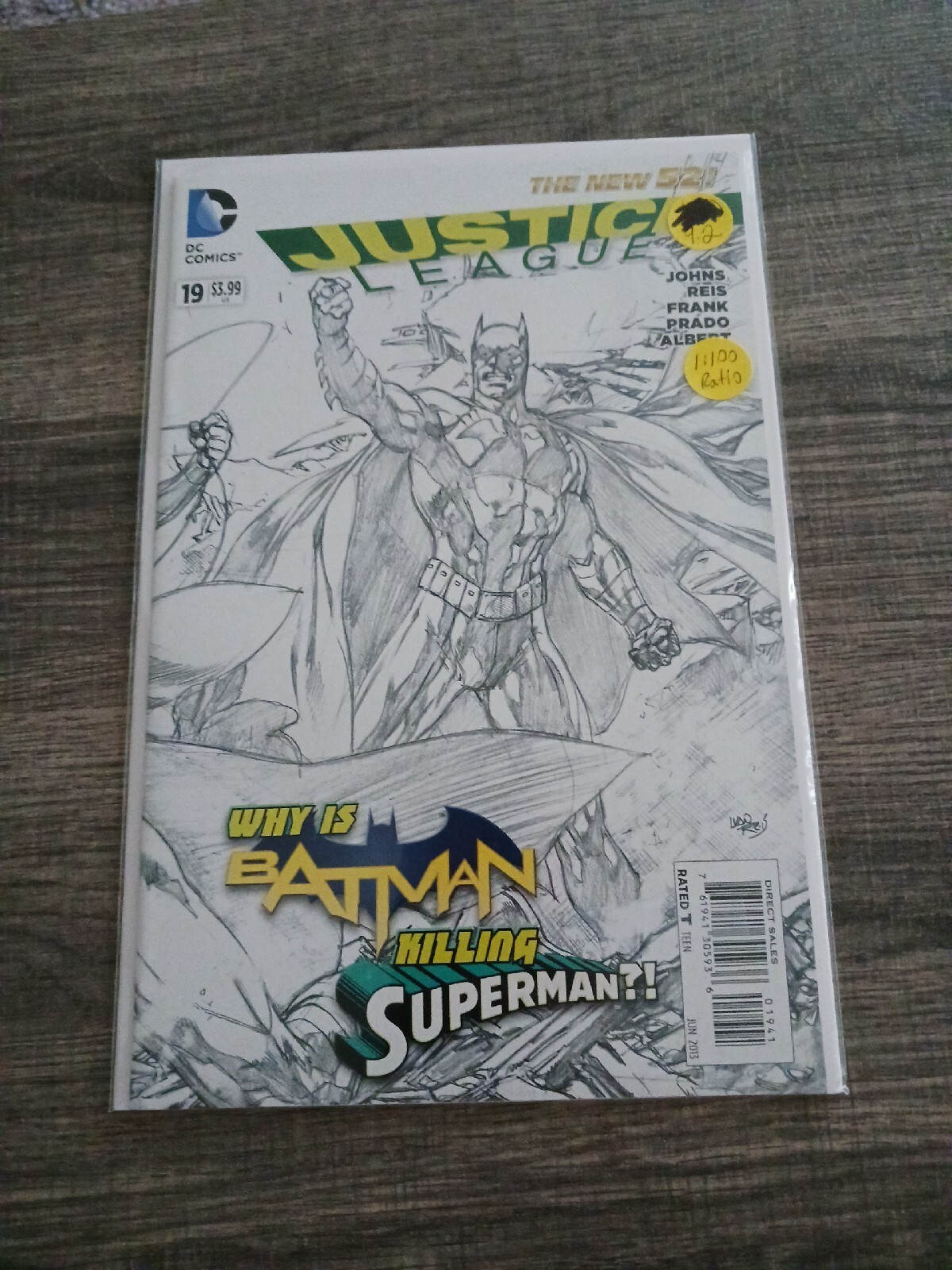 Jim Lee Superman New 52 Pencil