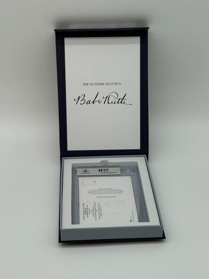 Babe Ruth HOF Signed Cut Handwriting AUTO BGS BAS Authentic | eBay