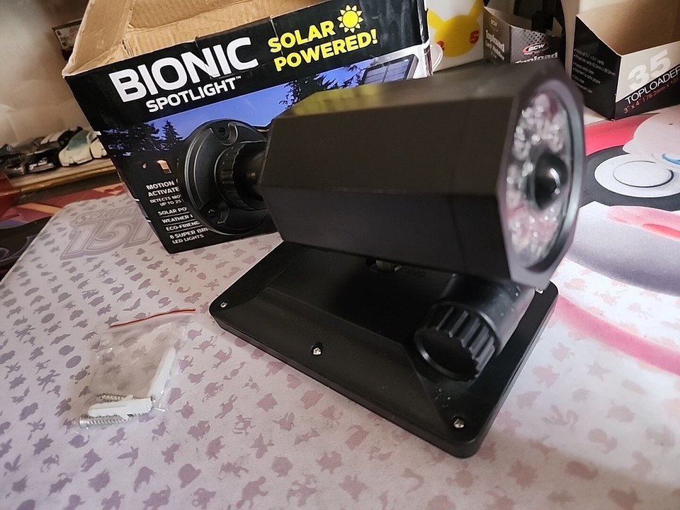 Bell+Howell Bionic Spotlight Solar Powered Outdoor Lighting - Black ...