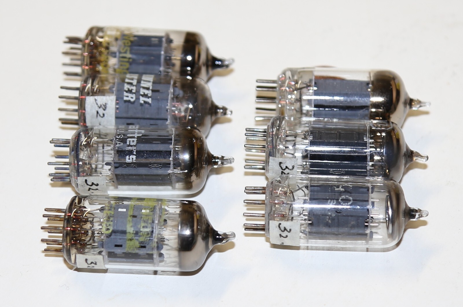 Westinghouse, Channel AND MIX BRAND 12AX7 TUBES TESTED 7 LOT | eBay