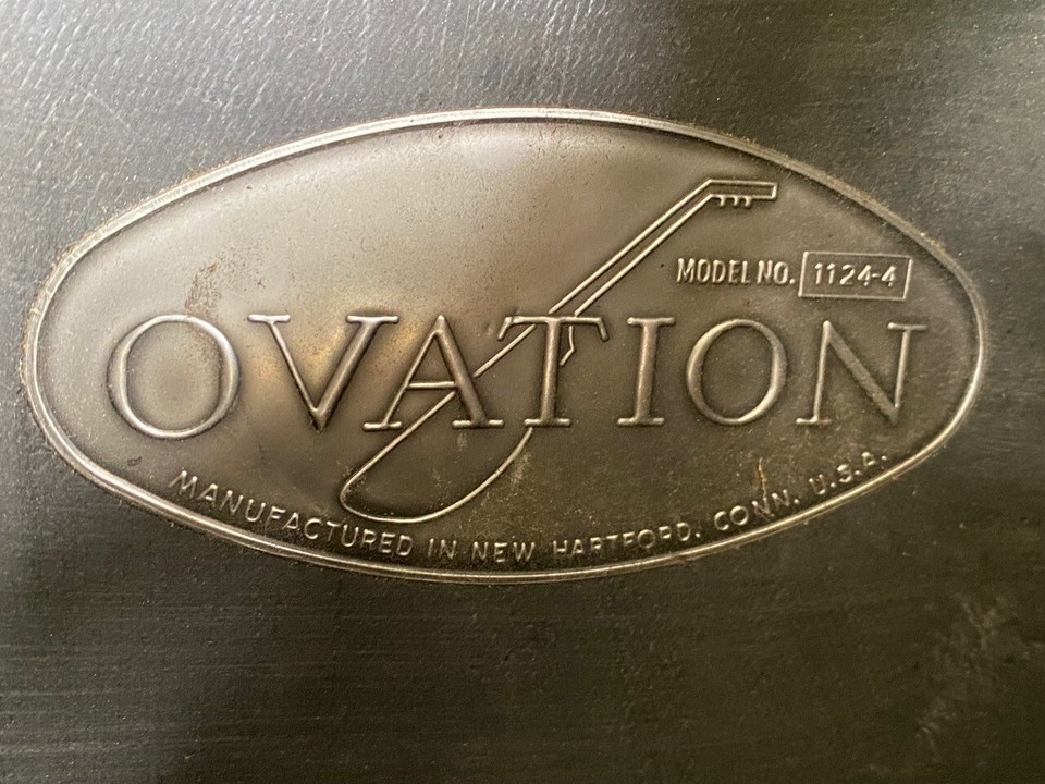 OVATION Balladeer Classical Acoustic Guitar. Nylon Strings Model 1124-4 ...