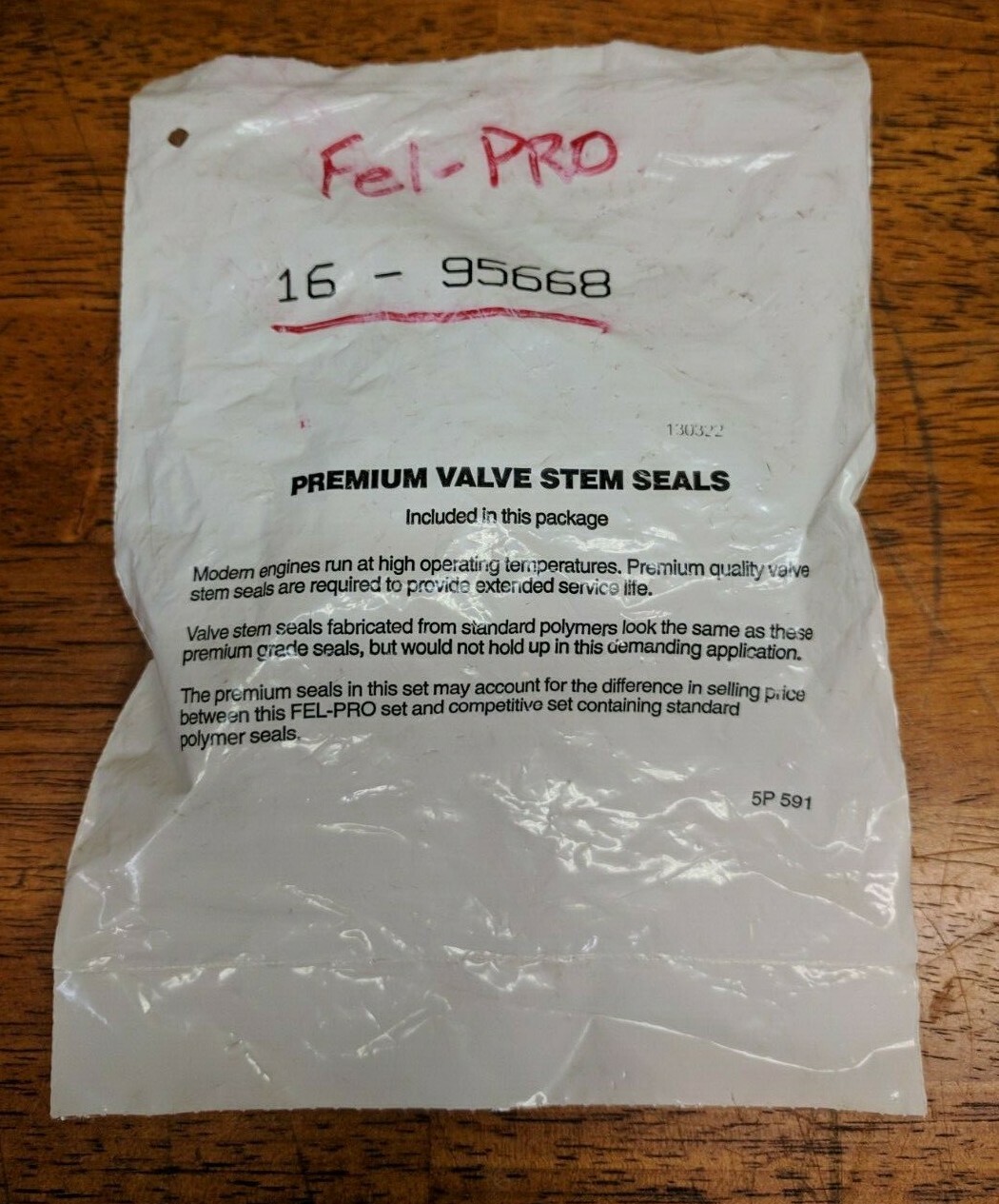 Fel-Pro Premium Valve Stem Seals 16CT 16-95668 5P-591 (VIC/B4) | eBay