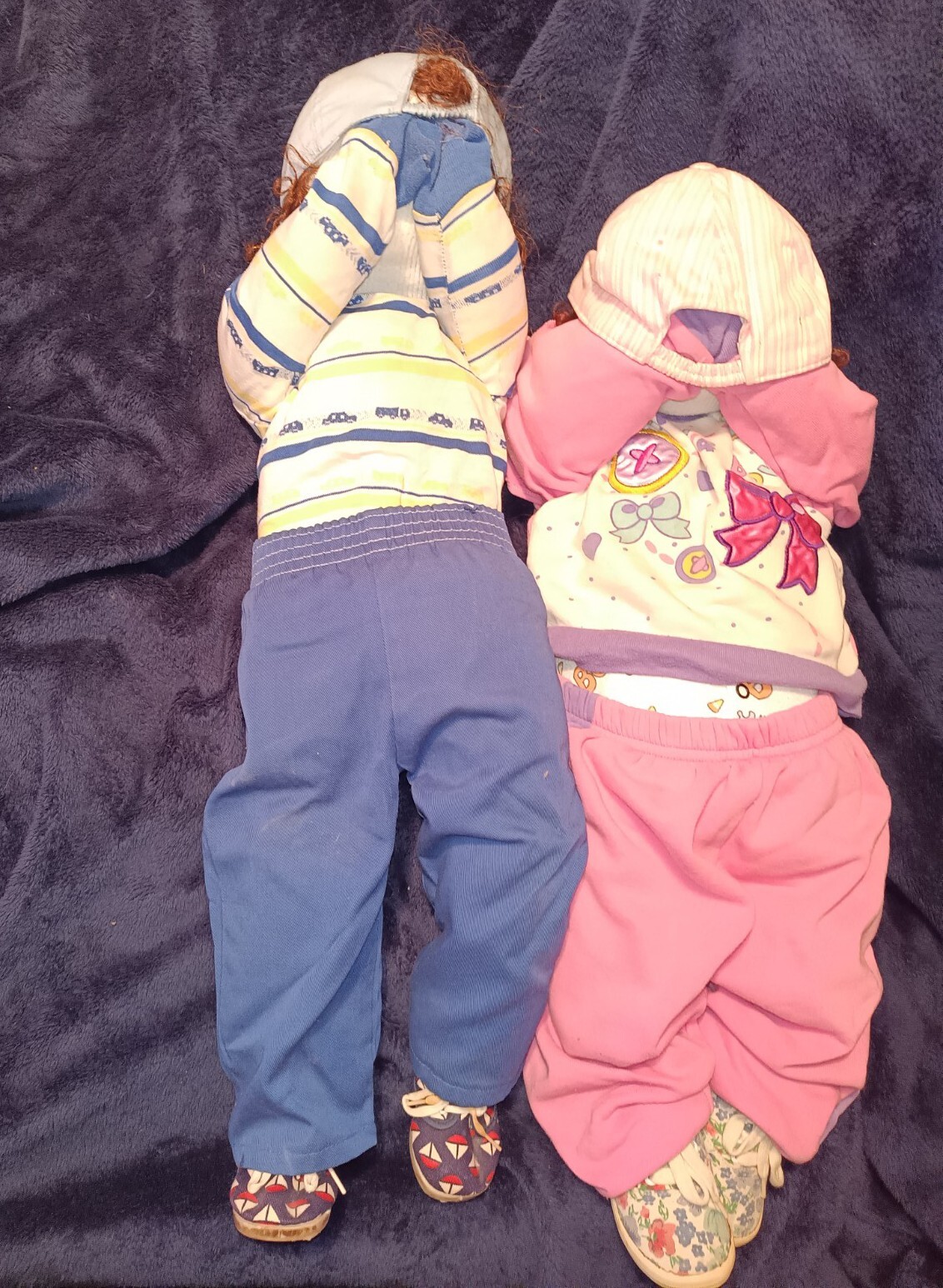 Vintage Boy And Girl Time Out Dolls. Kid In A Corner, Hide & Seek Dolls ...