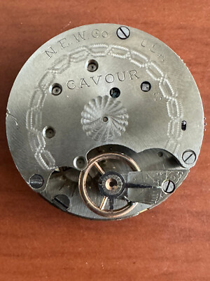 VINTAGE 28.10 MM NEW ENGLAND WATCH CO. POCKET WATCH MOVEMENT GR. CAVOUR ...