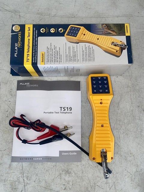 Fluke Networks 19800009 TS19 Telephone Test Set - Yellow for sale ...