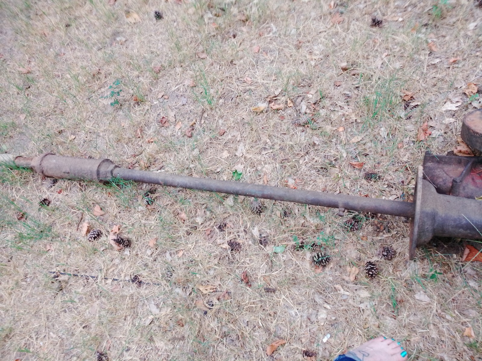 Antique Red Jacket Well Pump/ Myers Pump Jack Attached (missing handle ...