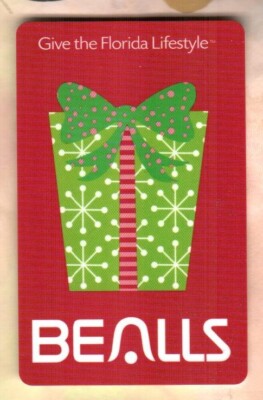 BEALLS Christmas Present ( 2007 ) Gift Card ( $0 ) | eBay