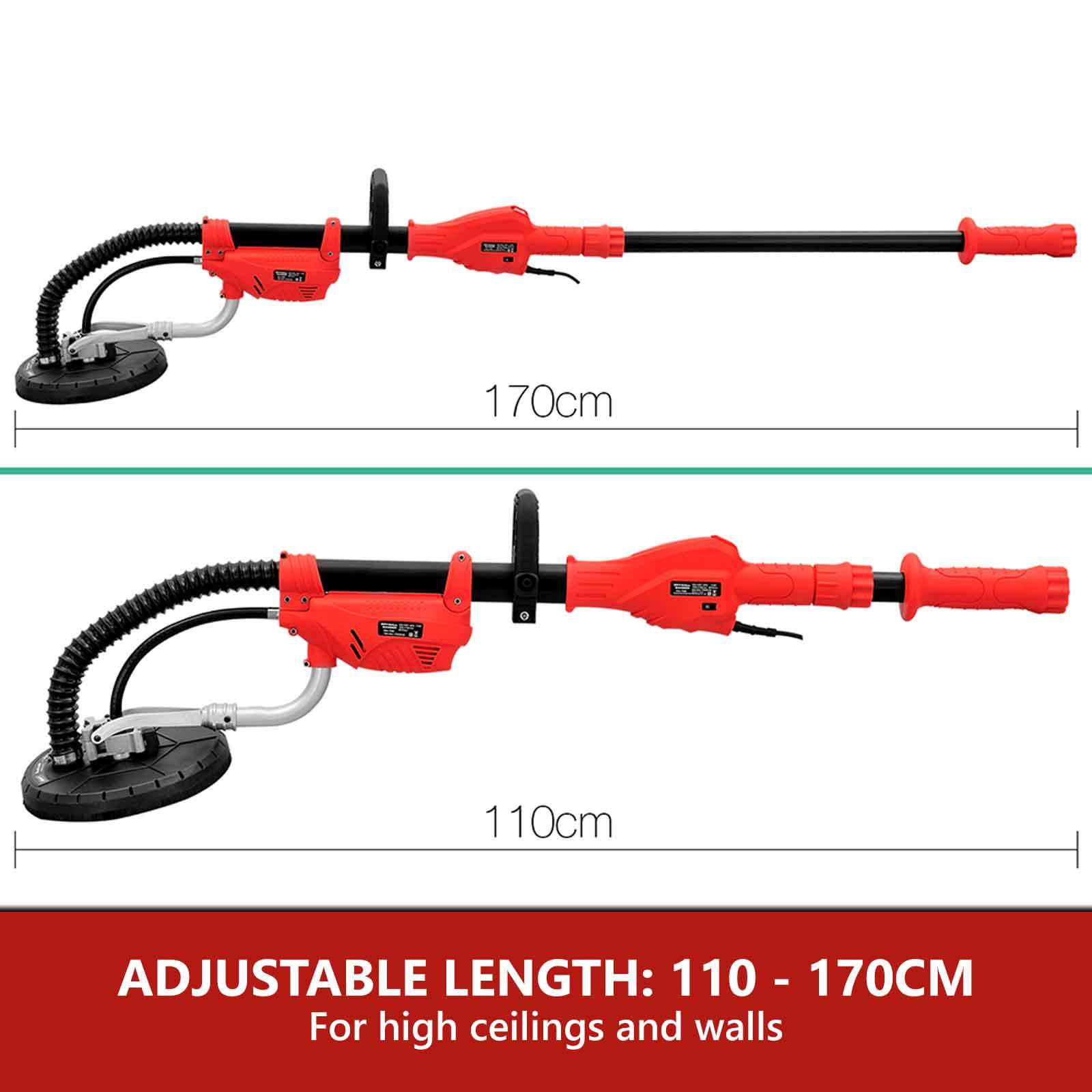 Drywall Sander Dust Free 710W Plaster Plasterboard Gyprock 12 Wall ...