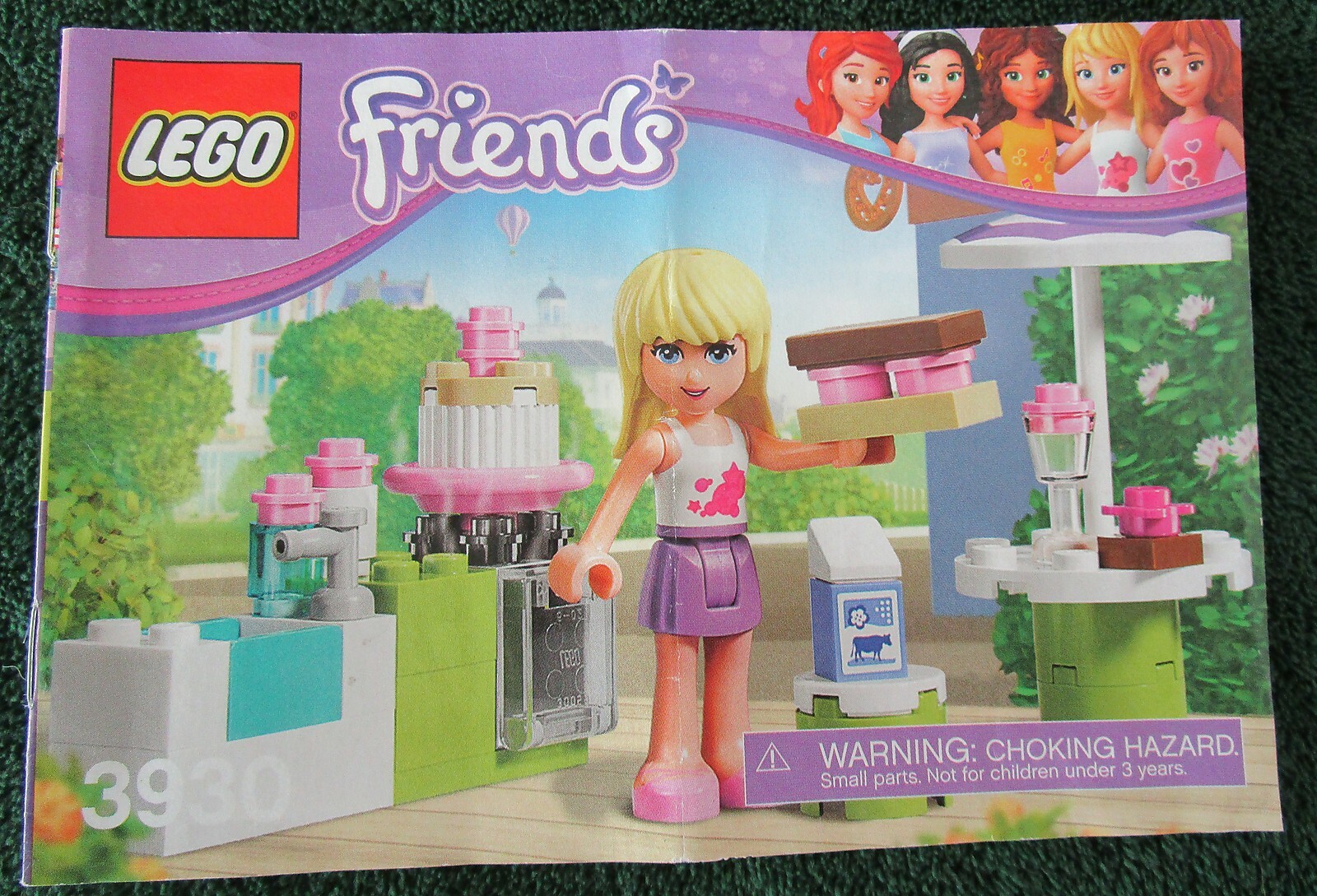 LEGO FRIENDS 3930 OUTDOOR BAKERY, 30106 ICE CREAM STAND BUILDING SETS W ...