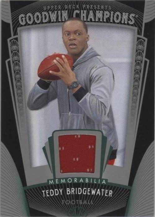 2015 Upper Deck Goodwin Champions Teddy Bridgewater #M-TB for sale | eBay