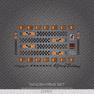 Decals, Stickers - Peugeot Bicycle Decal - Nelo's Cycles